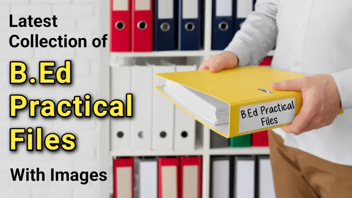 Best B Ed Practical Files Download Pdf With Images In 2023